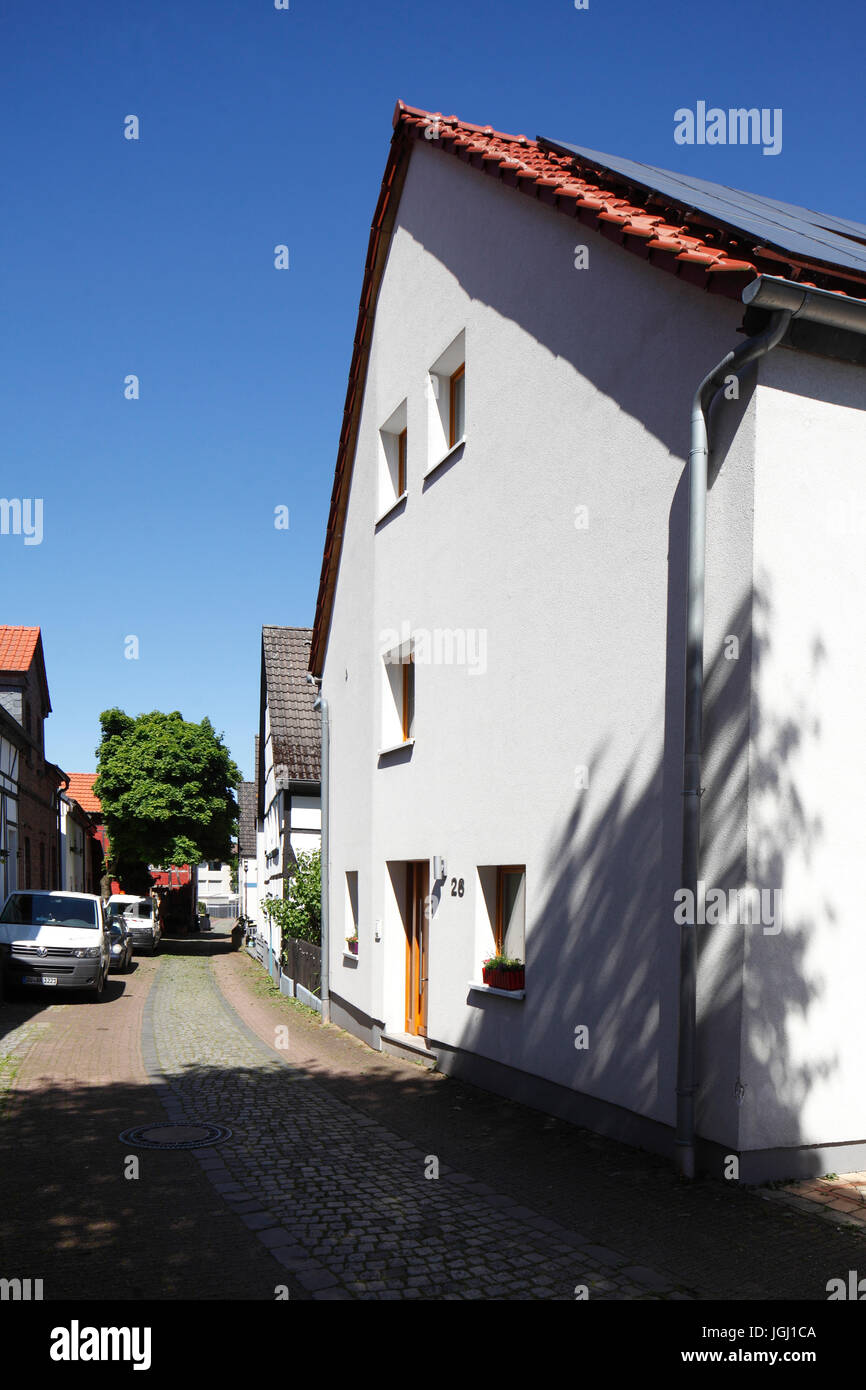 roof, house wall and windows of a modern Residential building Stock ...