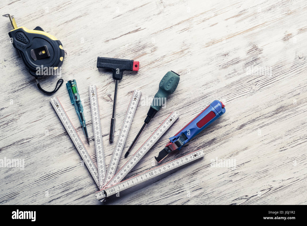 Wooden decking overhead view hi-res stock photography and images - Alamy