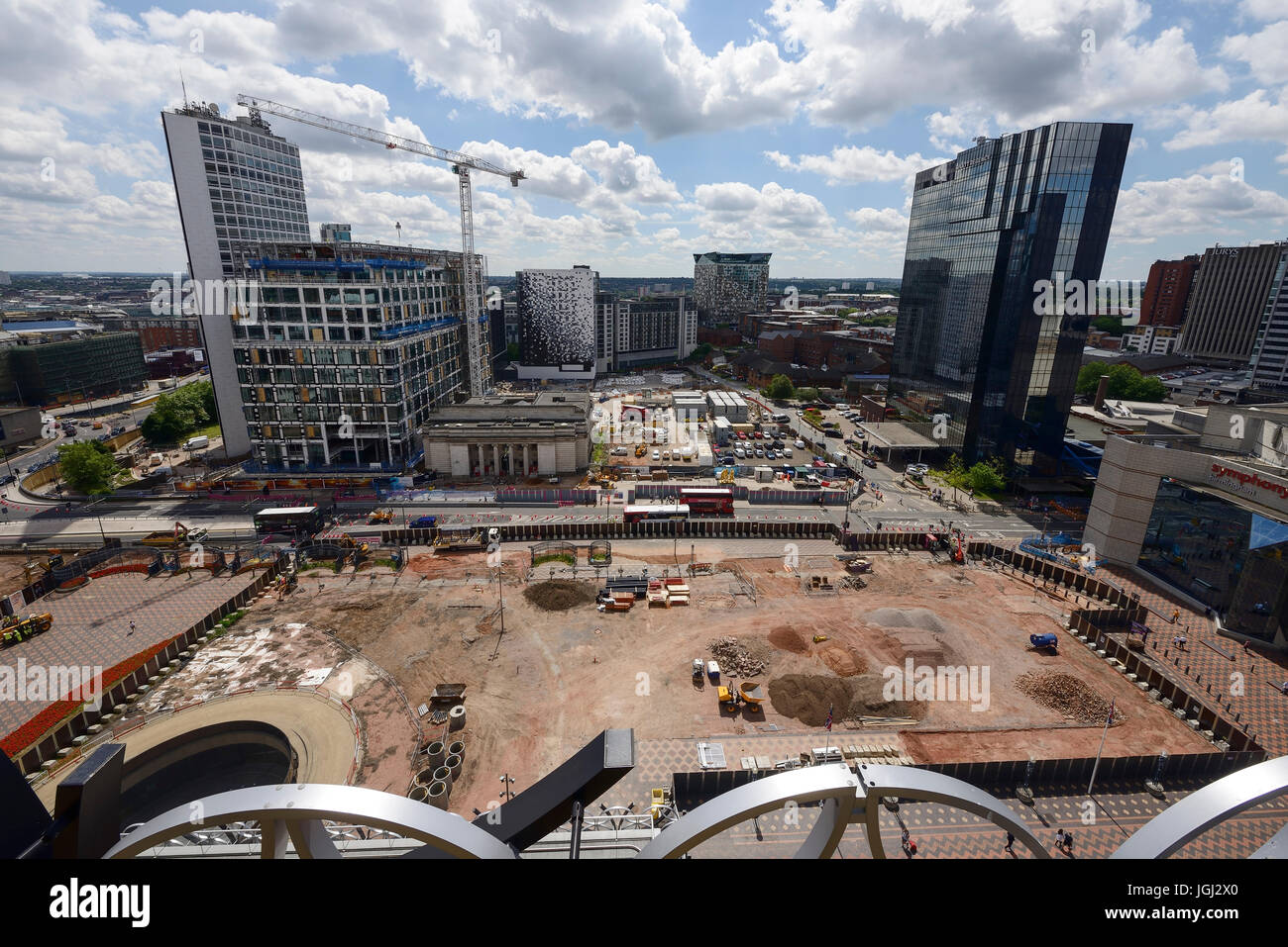 Construction site birmingham uk hi-res stock photography and images - Alamy