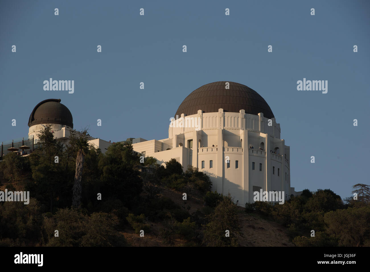 Hike to Griffith observatory los angeles during sunset and night, with ...