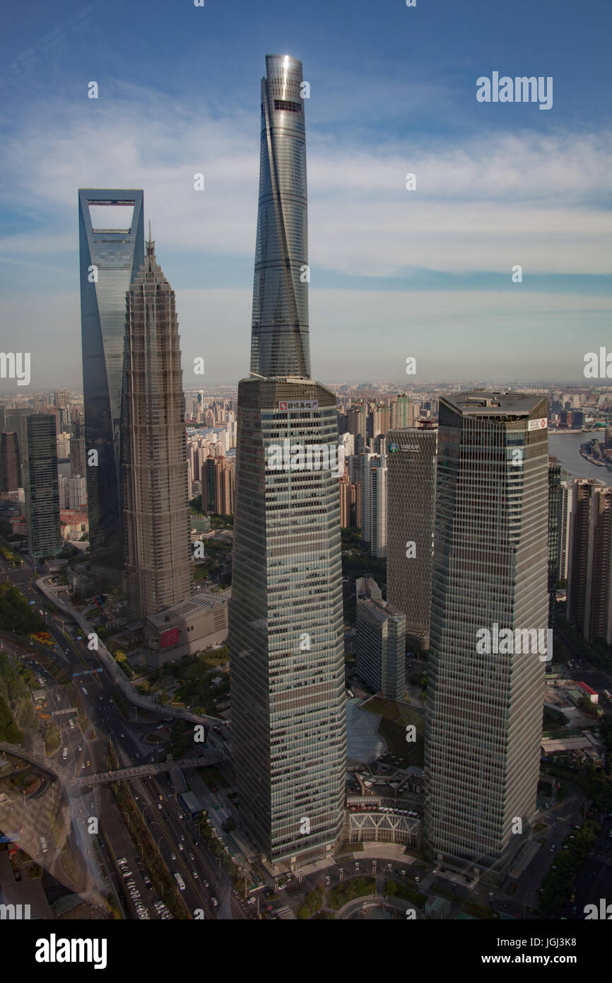 Skyline and oriental Tower, shanghai, China Stock Photo - Alamy