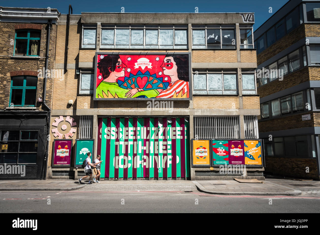 Seize the Day graffiti in Shoreditch, London, UK Stock Photo - Alamy