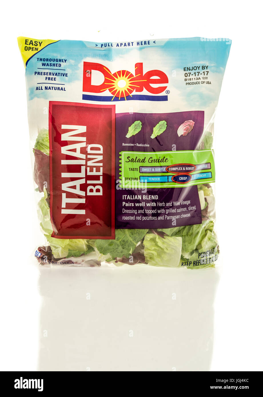 Bag salad hi-res stock photography and images - Alamy