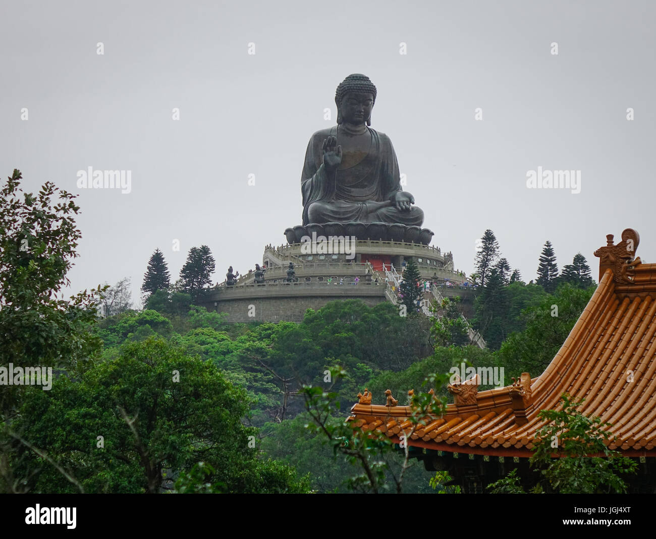 Hong Kong - Mar 31, 2017. Tian Tan Buddha in Hong Kong. Tian Tan Buddha ...