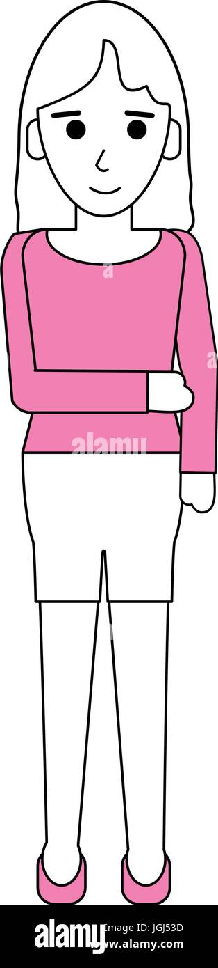 Woman vector illustration Stock Vector Image & Art - Alamy