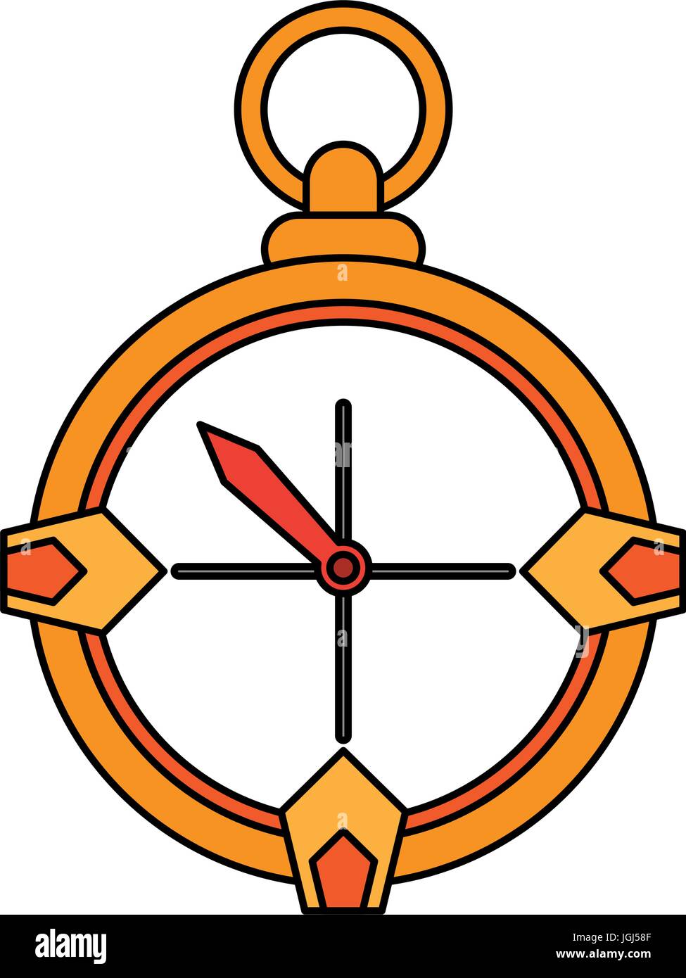 Compass Illustration High Resolution Stock Photography and Images - Alamy