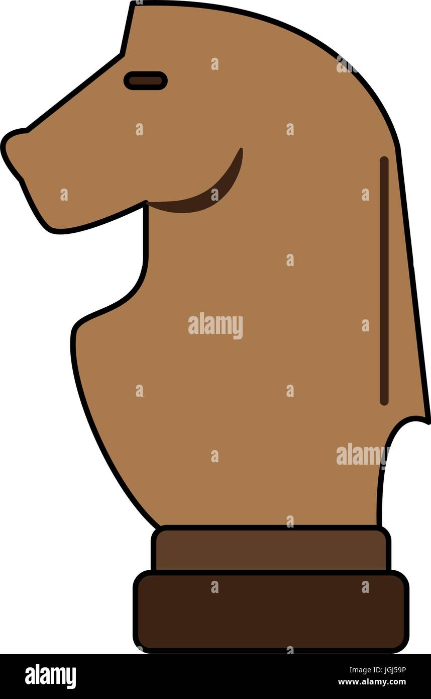horse chess piece design Stock Vector Image & Art - Alamy