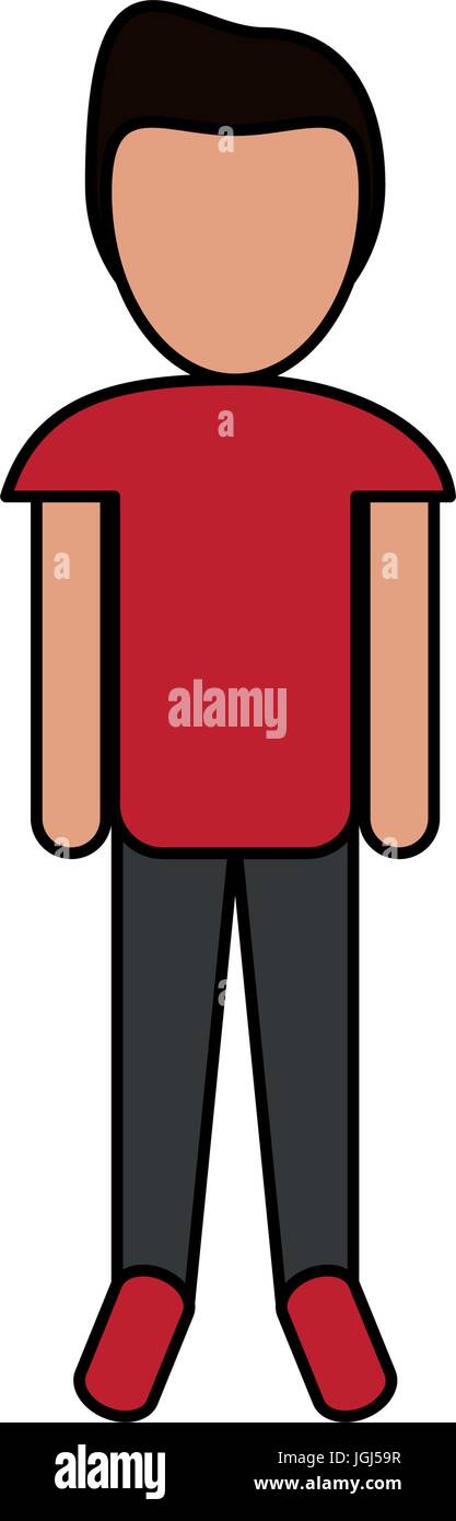 standing man vector illustration Stock Vector Image & Art - Alamy
