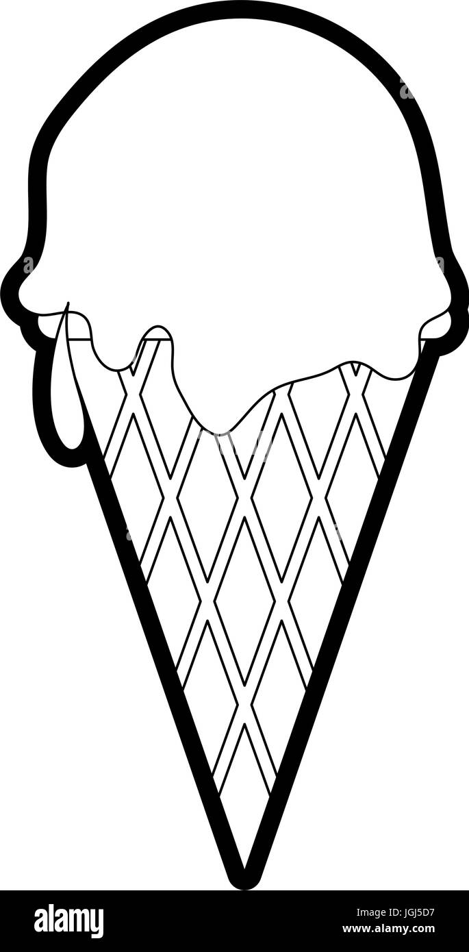 ice cream cone design Stock Vector Image & Art - Alamy