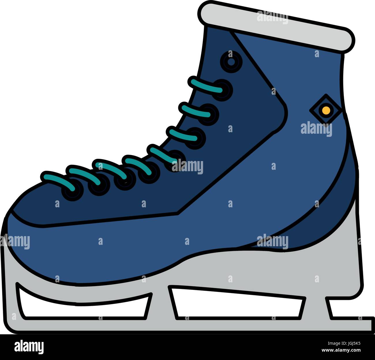 Ice skates design Stock Vector Image & Art - Alamy
