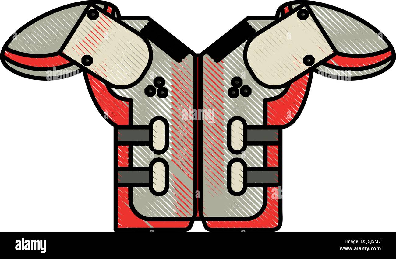 Football chest armor design Stock Vector Image & Art - Alamy