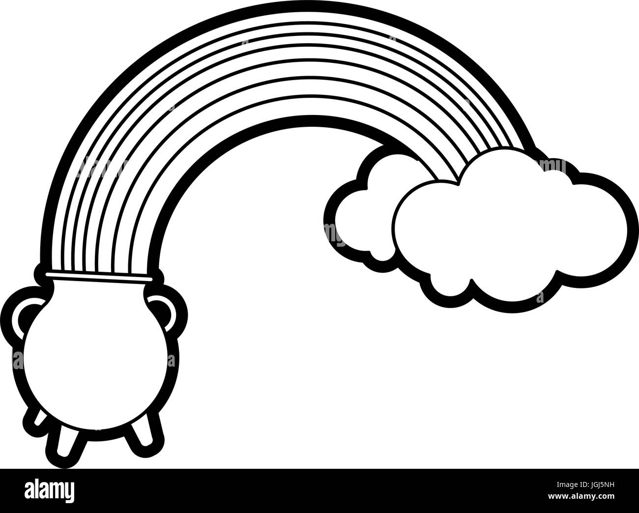 rainbow vector illustration Stock Vector Image & Art - Alamy