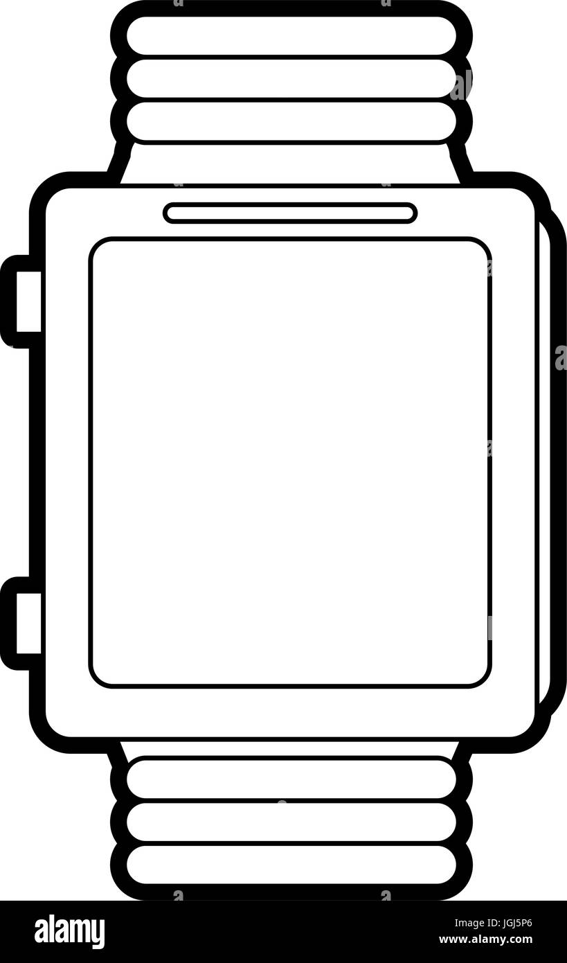 smartwatch vector illustration Stock Vector Image & Art - Alamy