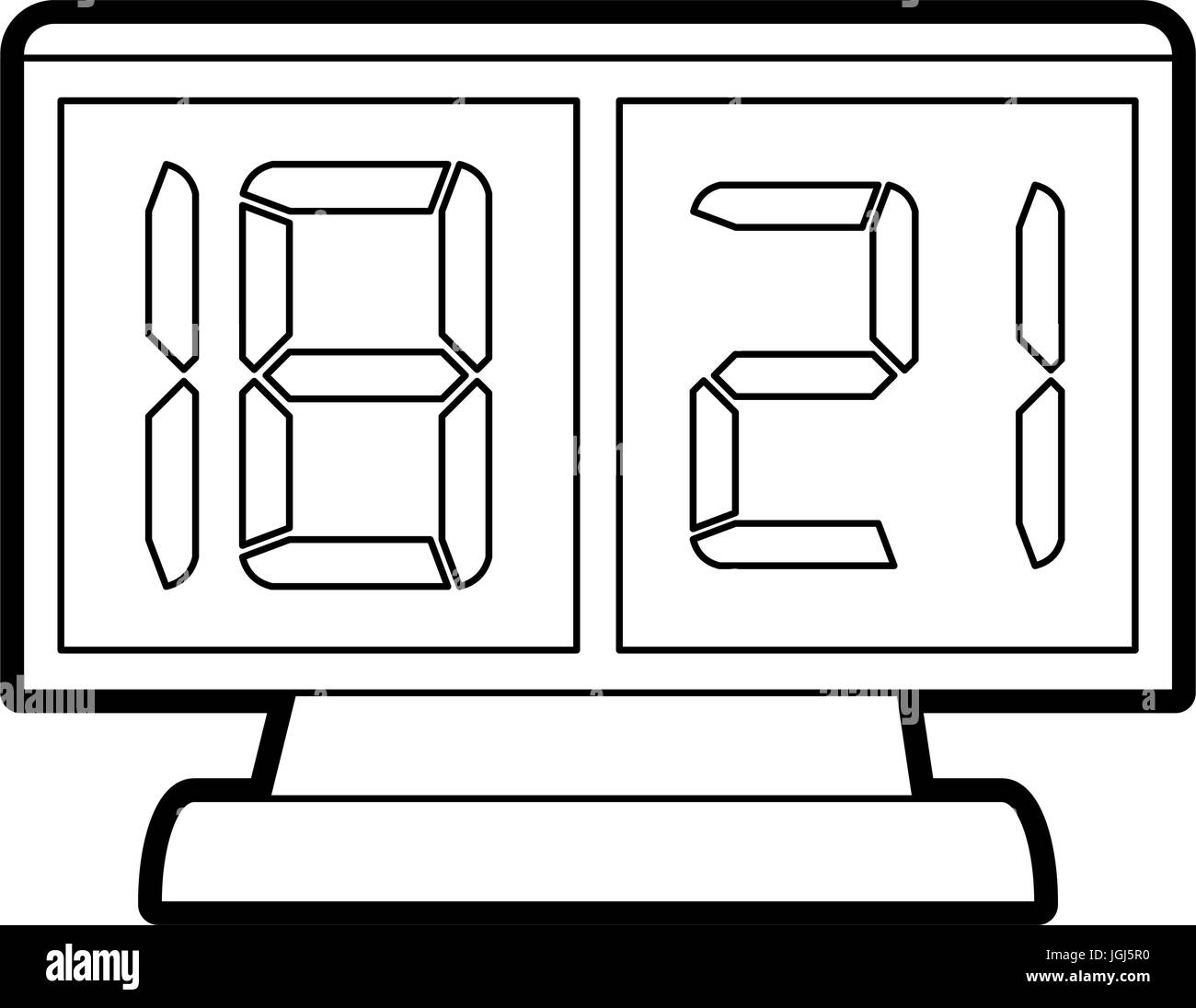 score board vector illustration Stock Vector Image & Art - Alamy