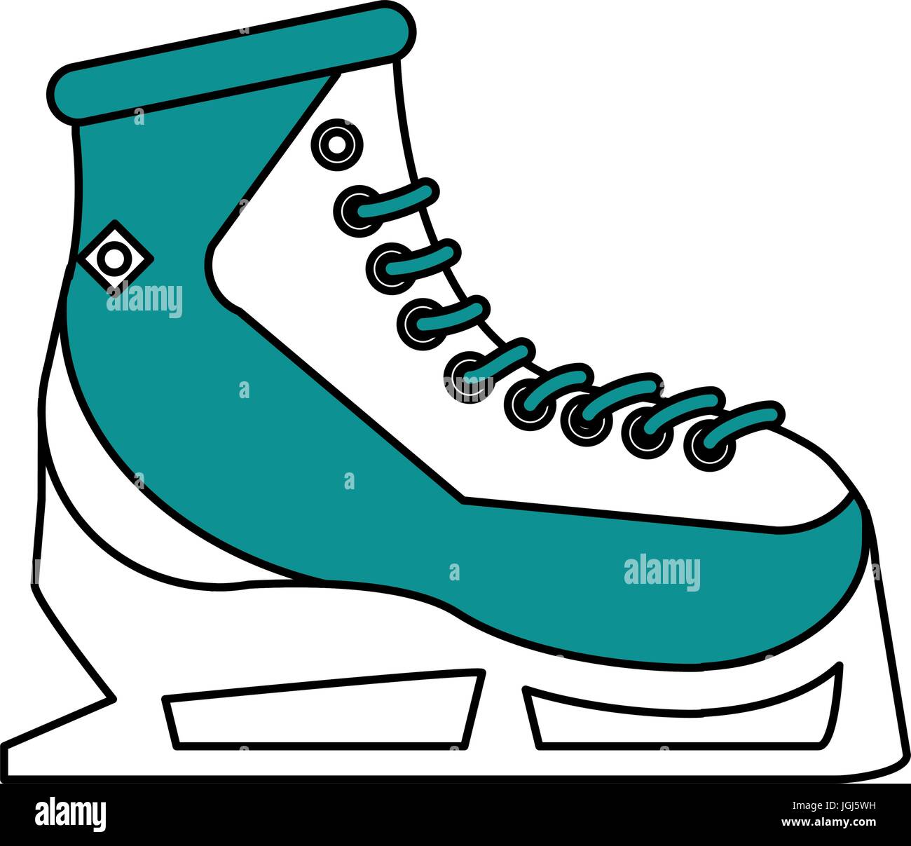 ice skates design Stock Vector Image & Art - Alamy