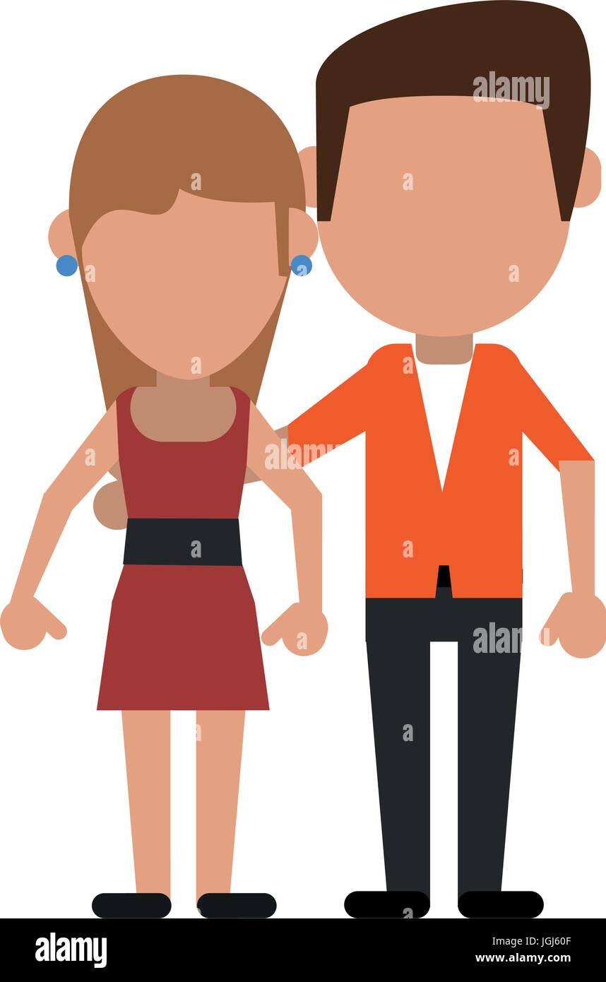 avatars of traditional couple icon image Stock Vector Image & Art - Alamy