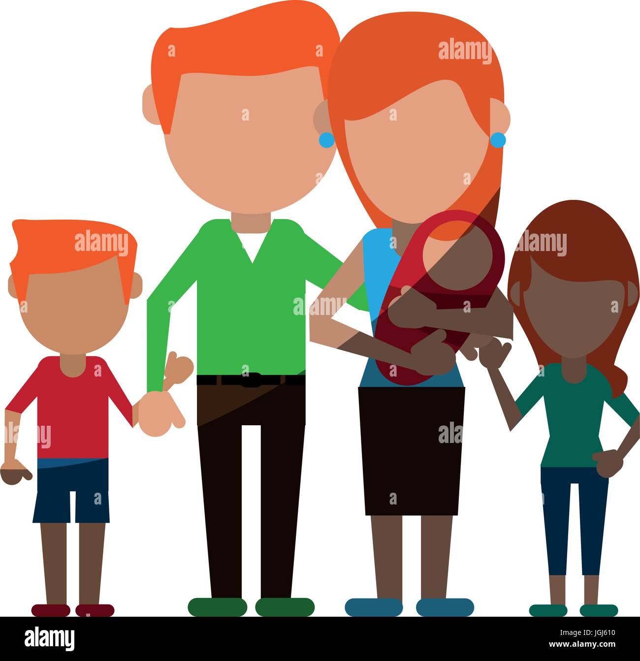 avatars of family members icon image Stock Vector Image & Art - Alamy