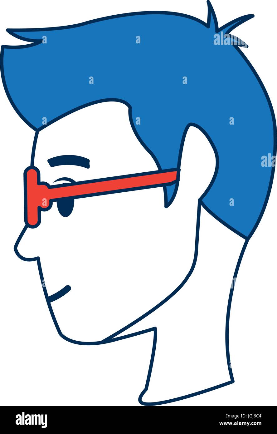 profile man young character people cartoon Stock Vector Image & Art - Alamy