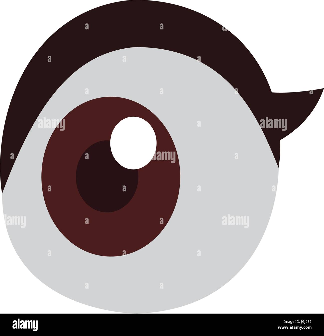 cartoon eye vision look optic icon Stock Vector Image & Art - Alamy