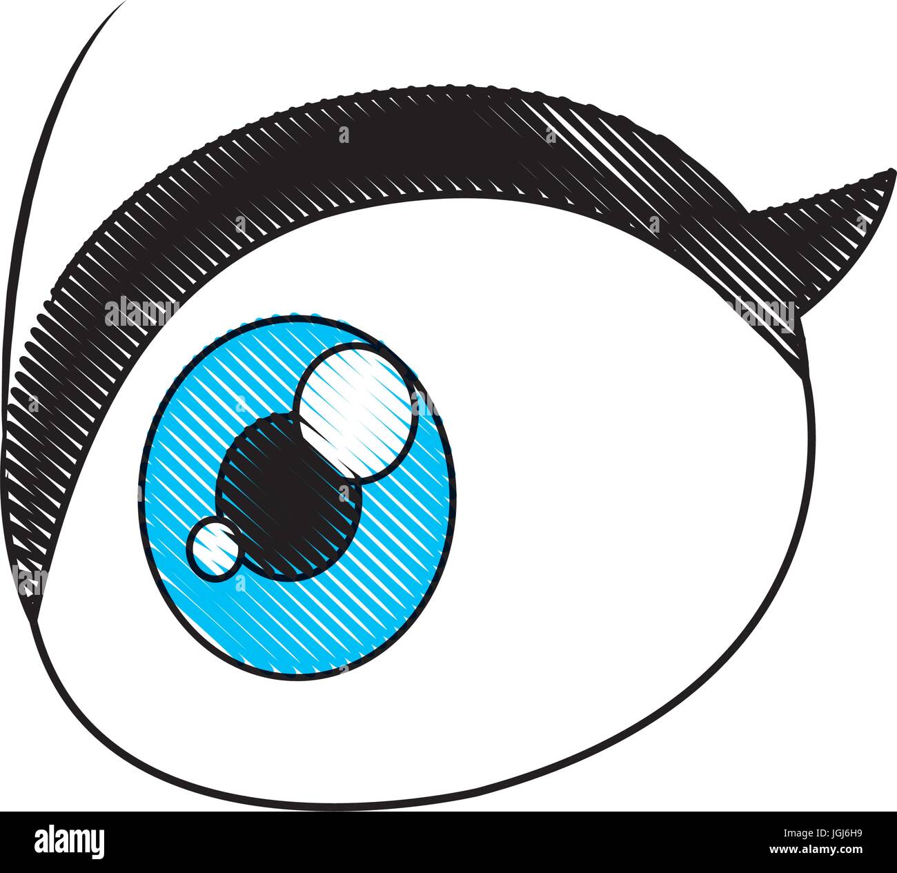 cartoon eye vision look optic icon Stock Vector Image & Art - Alamy