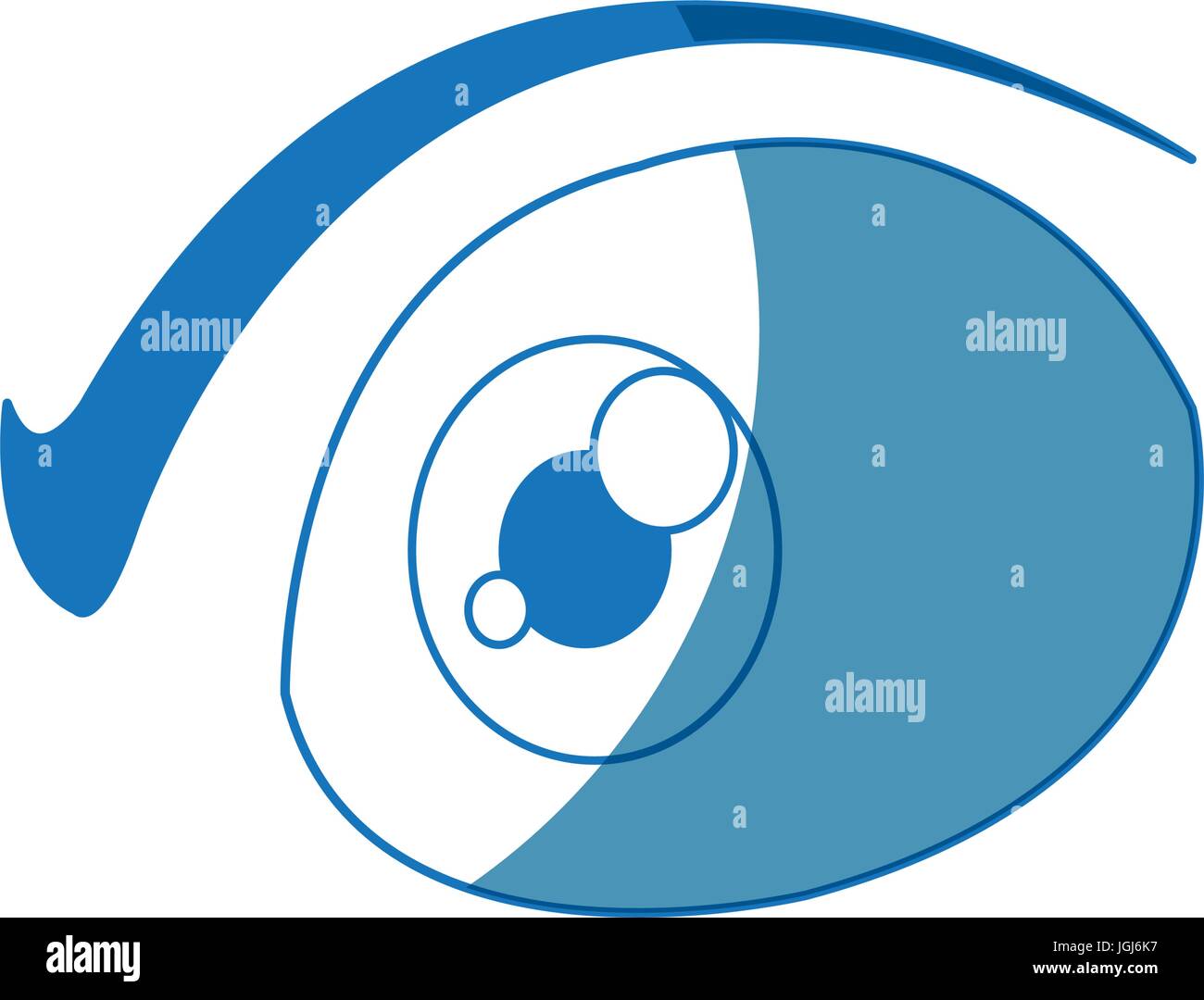 cartoon eye people vision look optic icon Stock Vector Image & Art - Alamy