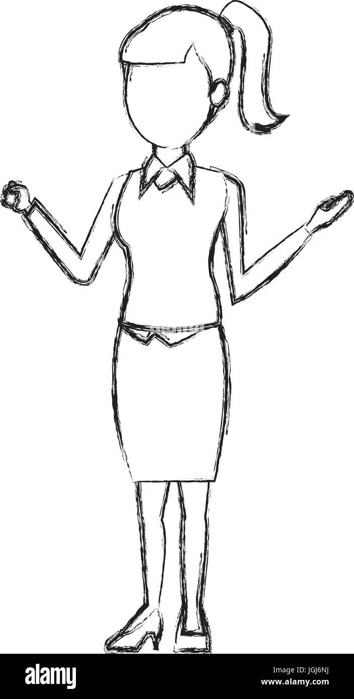 Portrait office corporate staff Black and White Stock Photos & Images ...