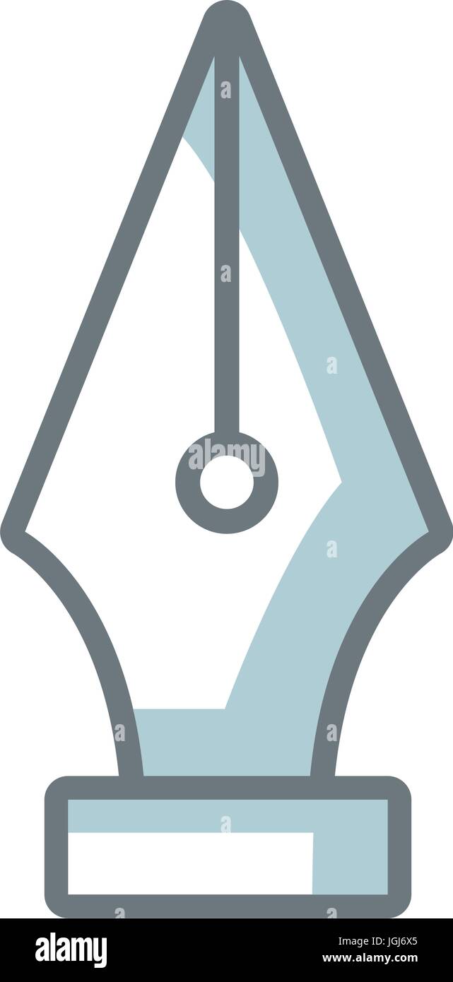 writing pen head ink classic icon Stock Vector Image & Art - Alamy