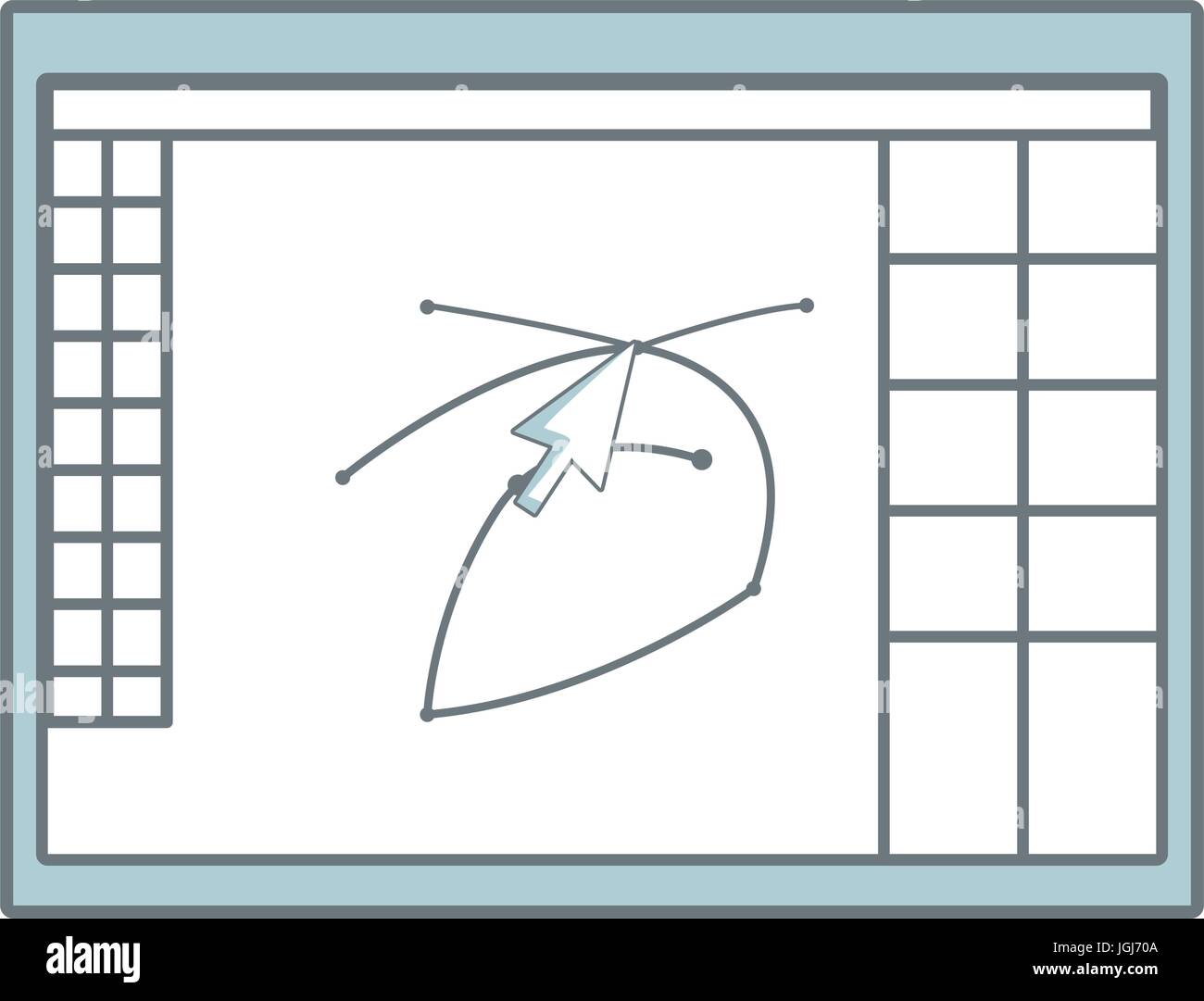 graphic designer tools line icon Stock Vector Image & Art - Alamy