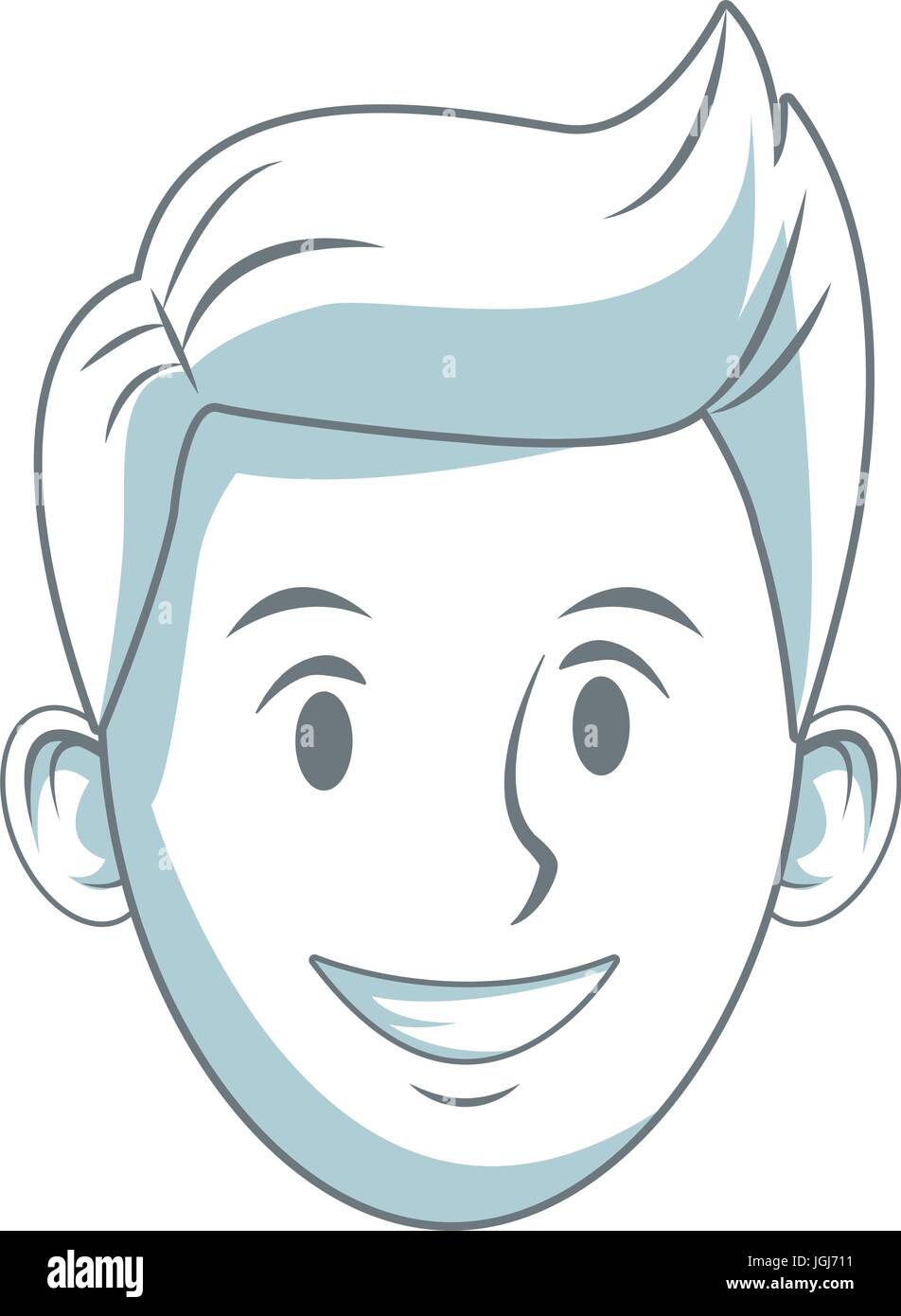 young guy smiling character people Stock Vector Image & Art - Alamy