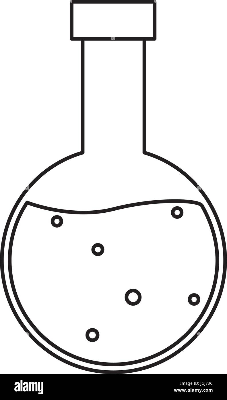 beaker test tube glass laboratory science Stock Vector Image & Art - Alamy