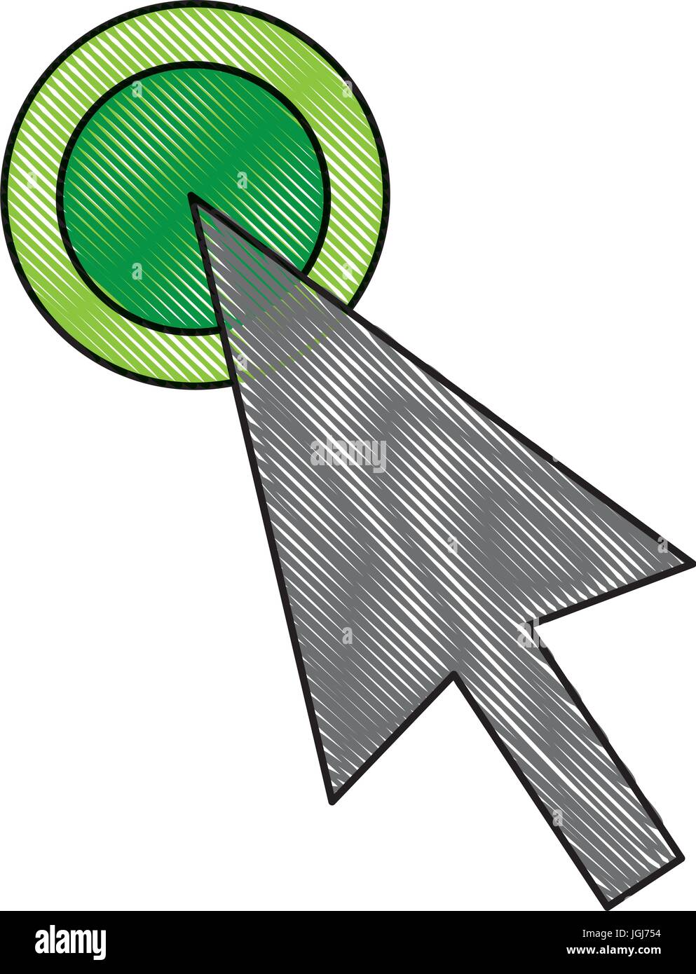 arrow selection point click icon Stock Vector Image & Art - Alamy