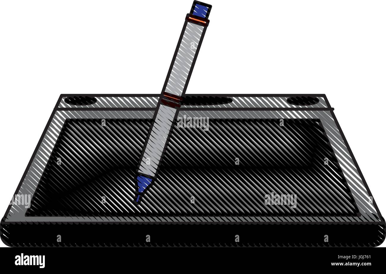 Digital digitized illustration Stock Vector Images - Alamy