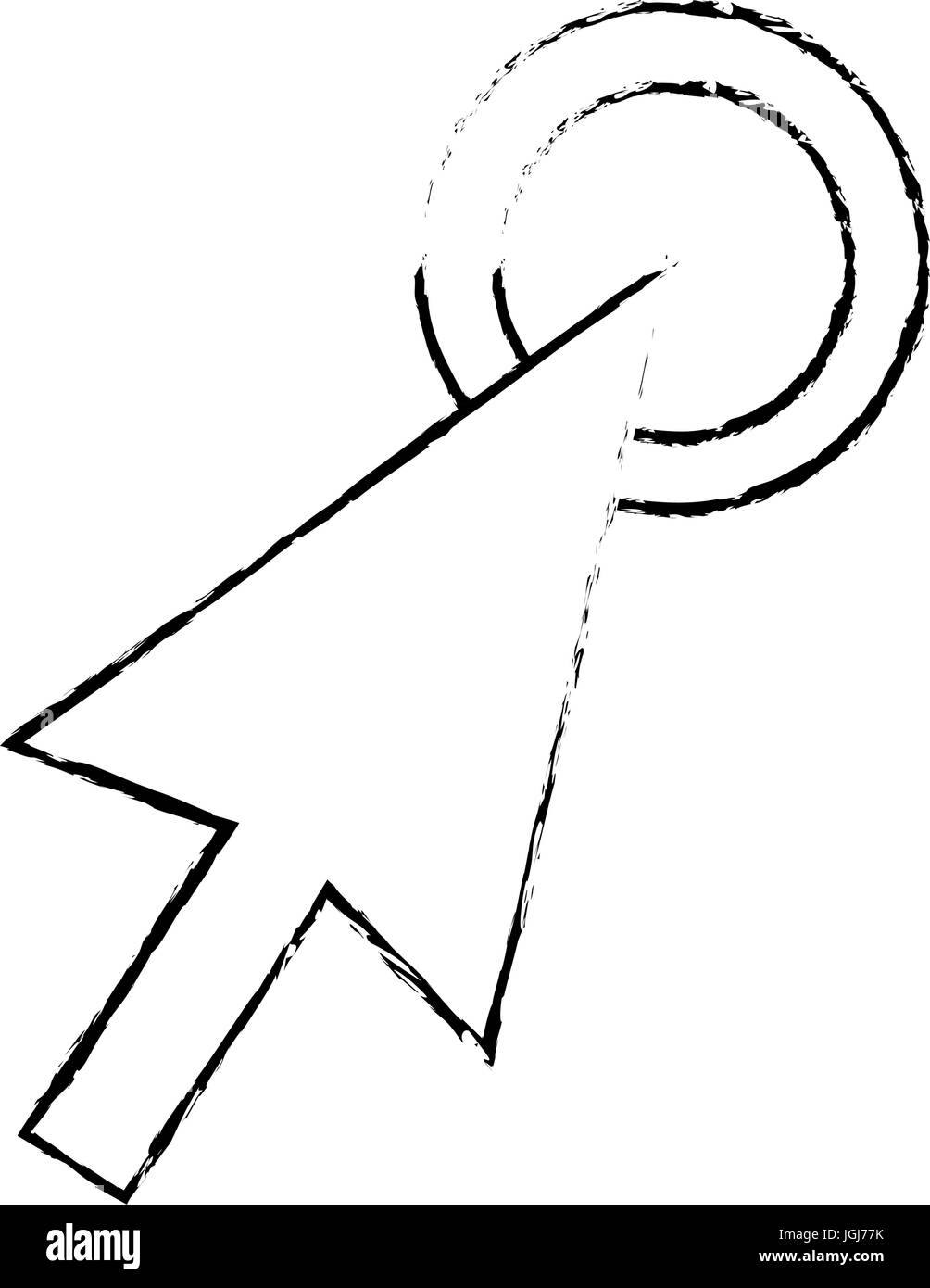 arrow selection point click icon Stock Vector Image & Art - Alamy