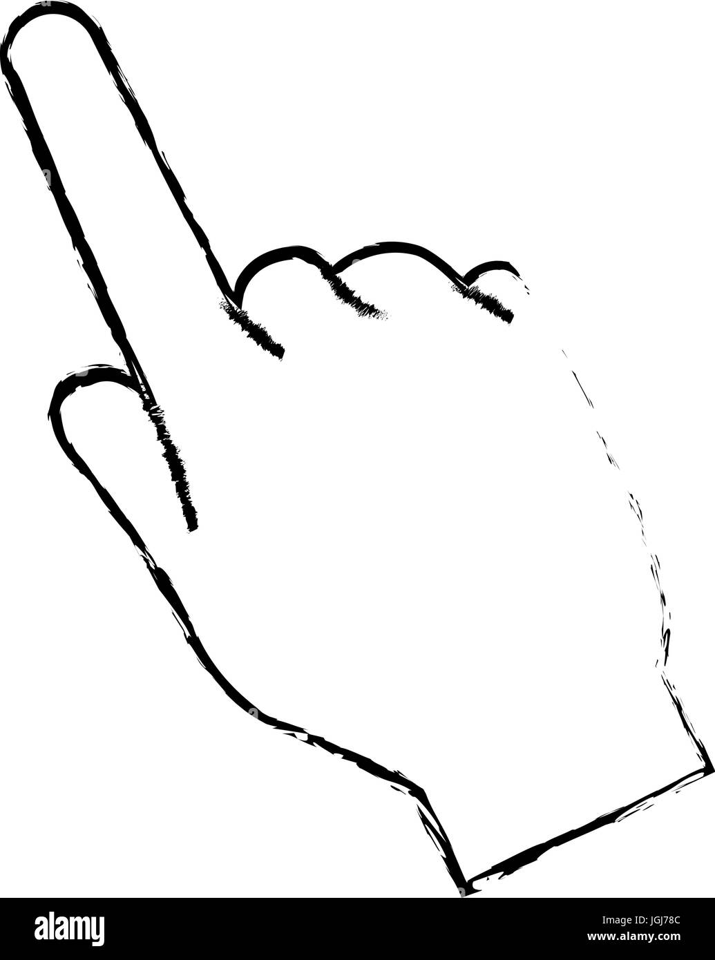 hand pointing finger cursor icon Stock Vector Image & Art - Alamy