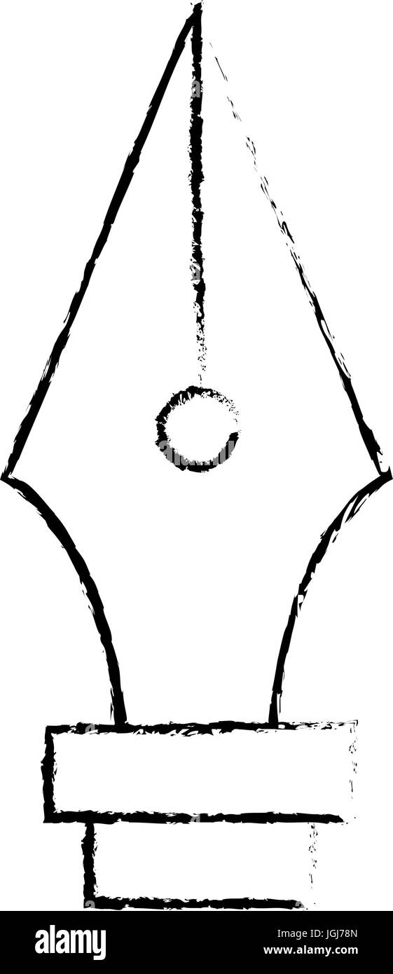 writing pen head ink classic icon Stock Vector Image & Art - Alamy