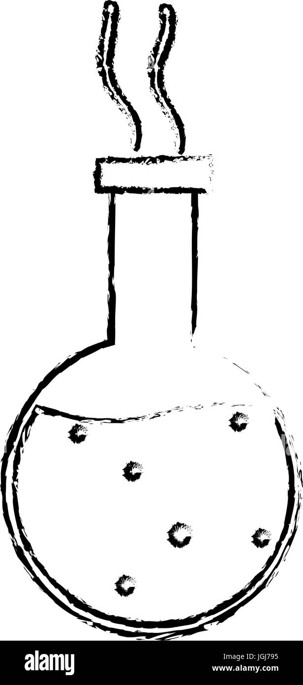 beaker test tube glass laboratory science Stock Vector Image & Art - Alamy