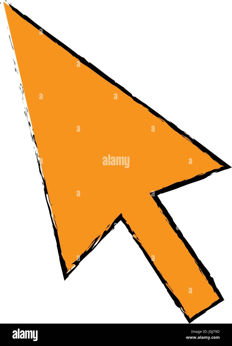 arrow selection point click icon Stock Vector Image & Art - Alamy