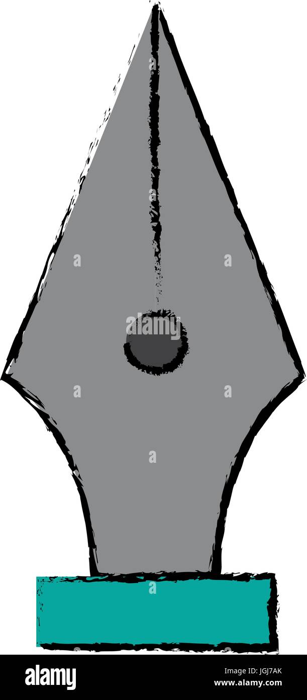 writing pen head ink classic icon Stock Vector Image & Art - Alamy