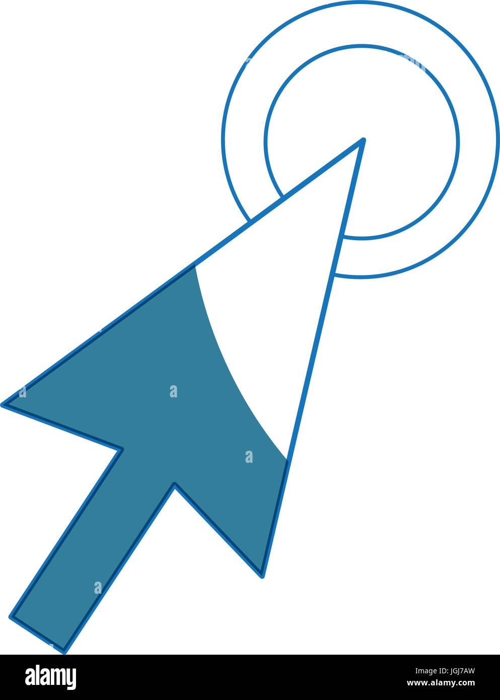 arrow selection point click icon Stock Vector Image & Art - Alamy