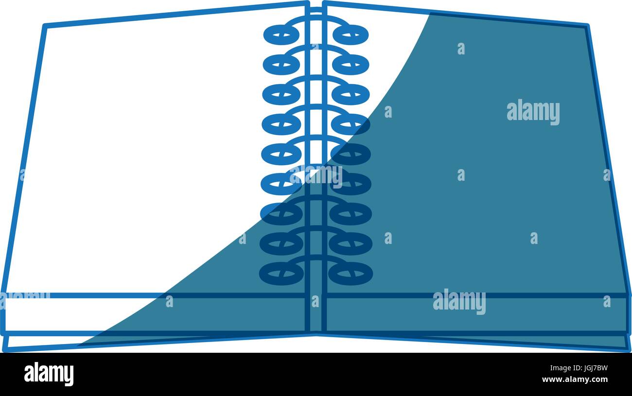 open notebook spiral write supply work Stock Vector Image & Art - Alamy