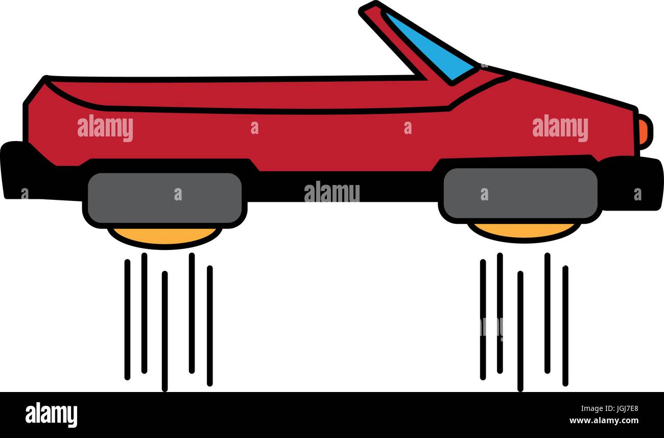 Flying car future Stock Vector Images - Alamy