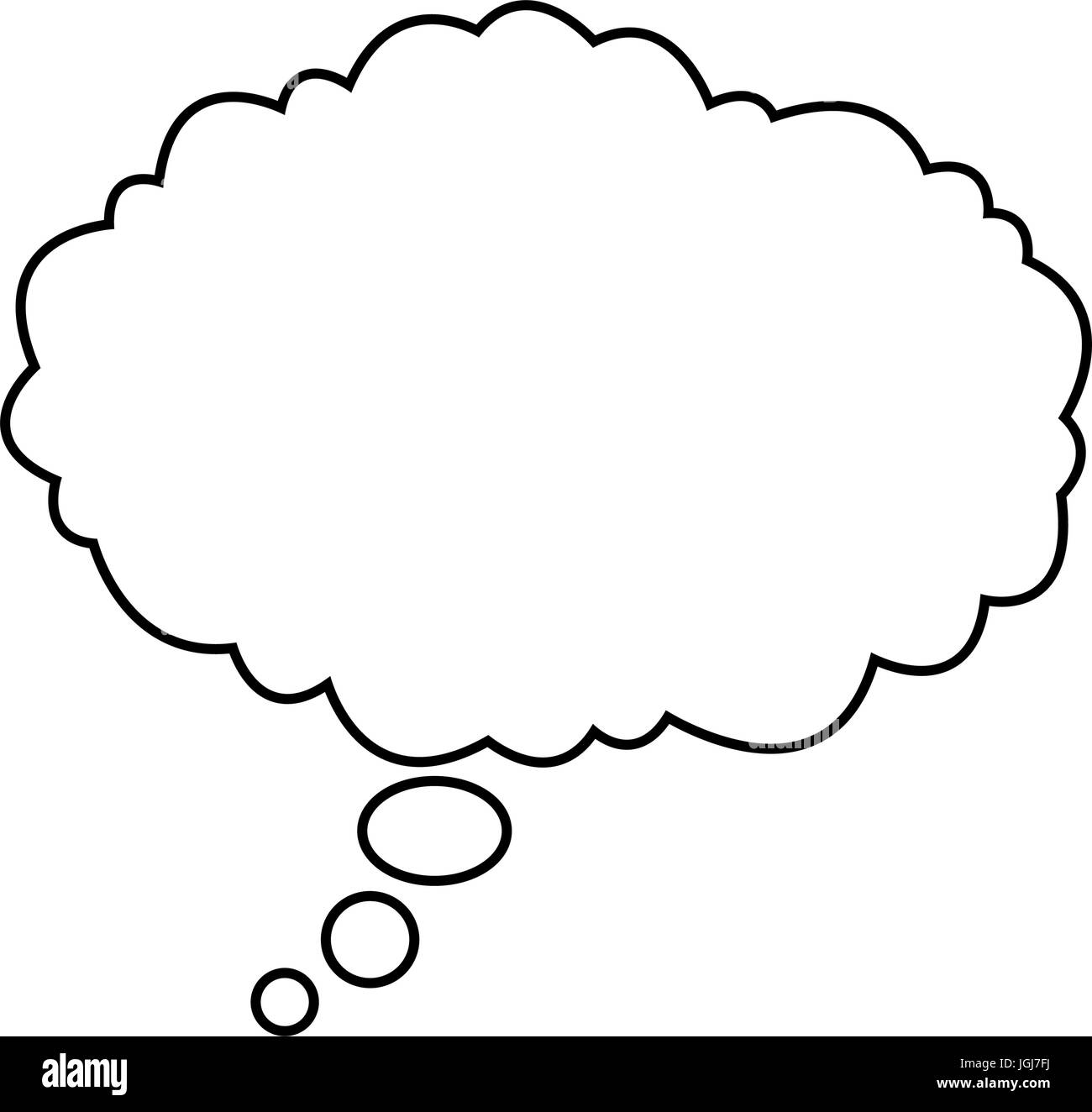 Bubble Speak Cloud Dialog Message Stock Vector Image And Art Alamy