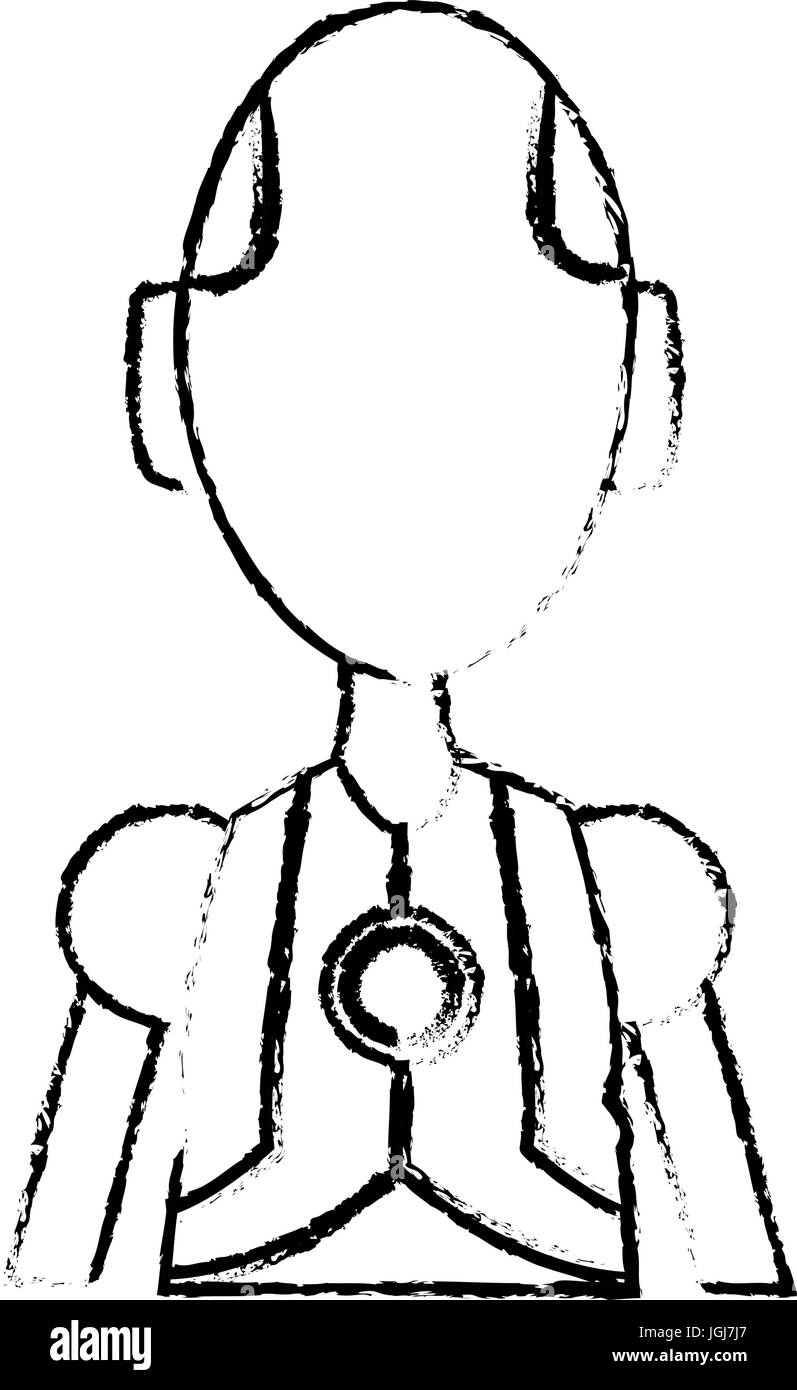 friendly android robot character cyborg future Stock Vector Image & Art ...