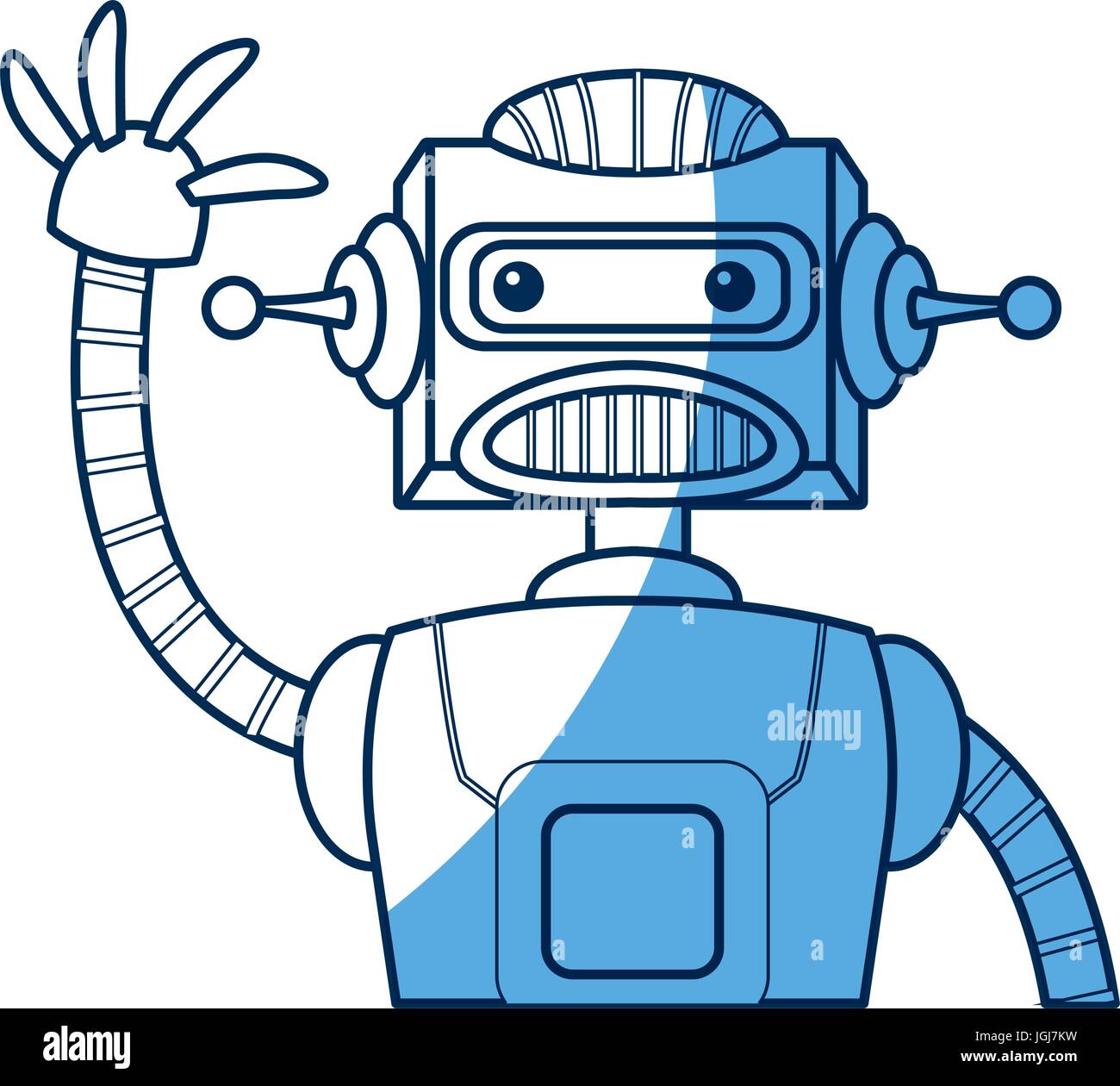 robot science technology future machine Stock Vector Image & Art - Alamy