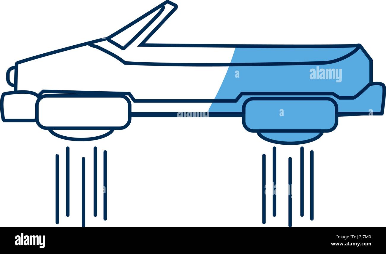 hover car future technology future transport Stock Vector Image & Art ...