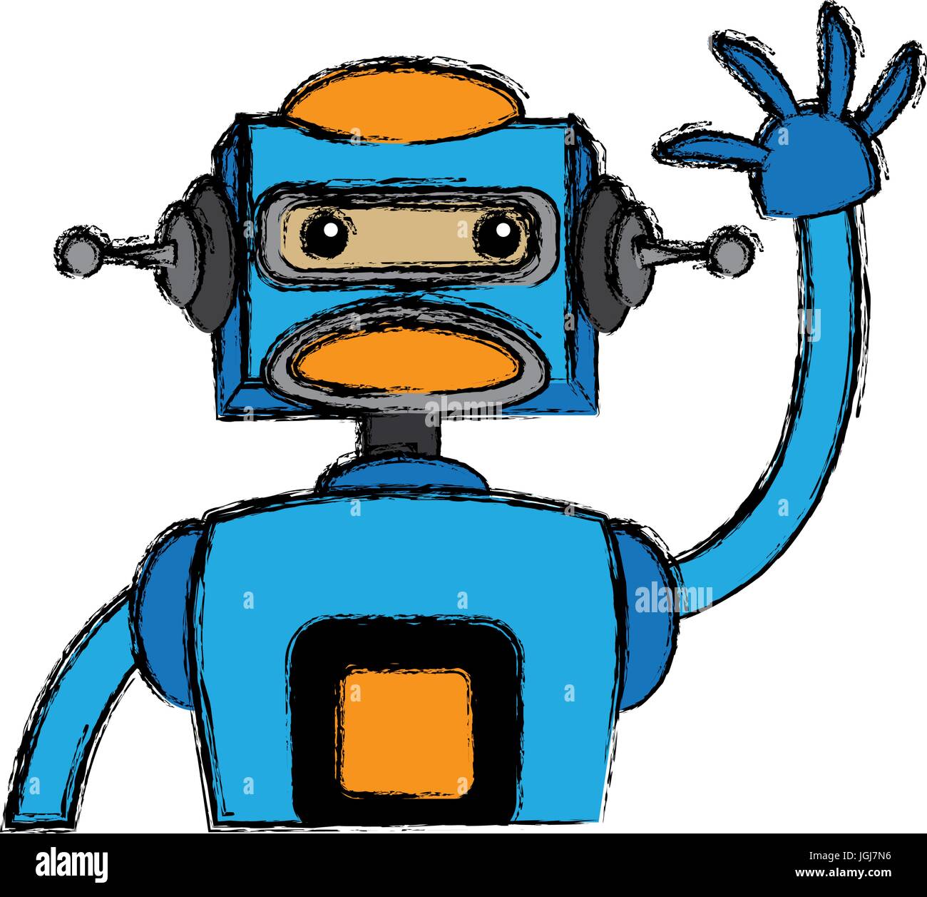 robot science technology future machine Stock Vector Image & Art - Alamy