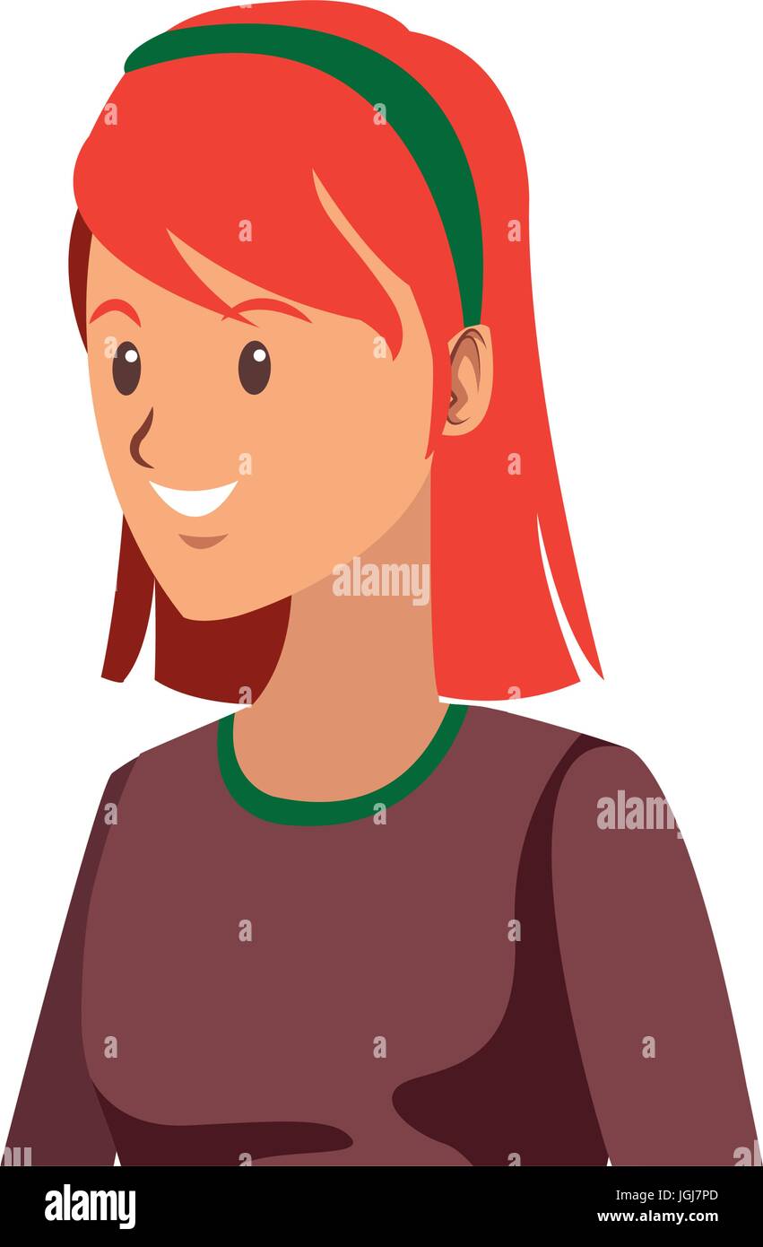 beautiful student girl character avatar image Stock Vector Image & Art ...