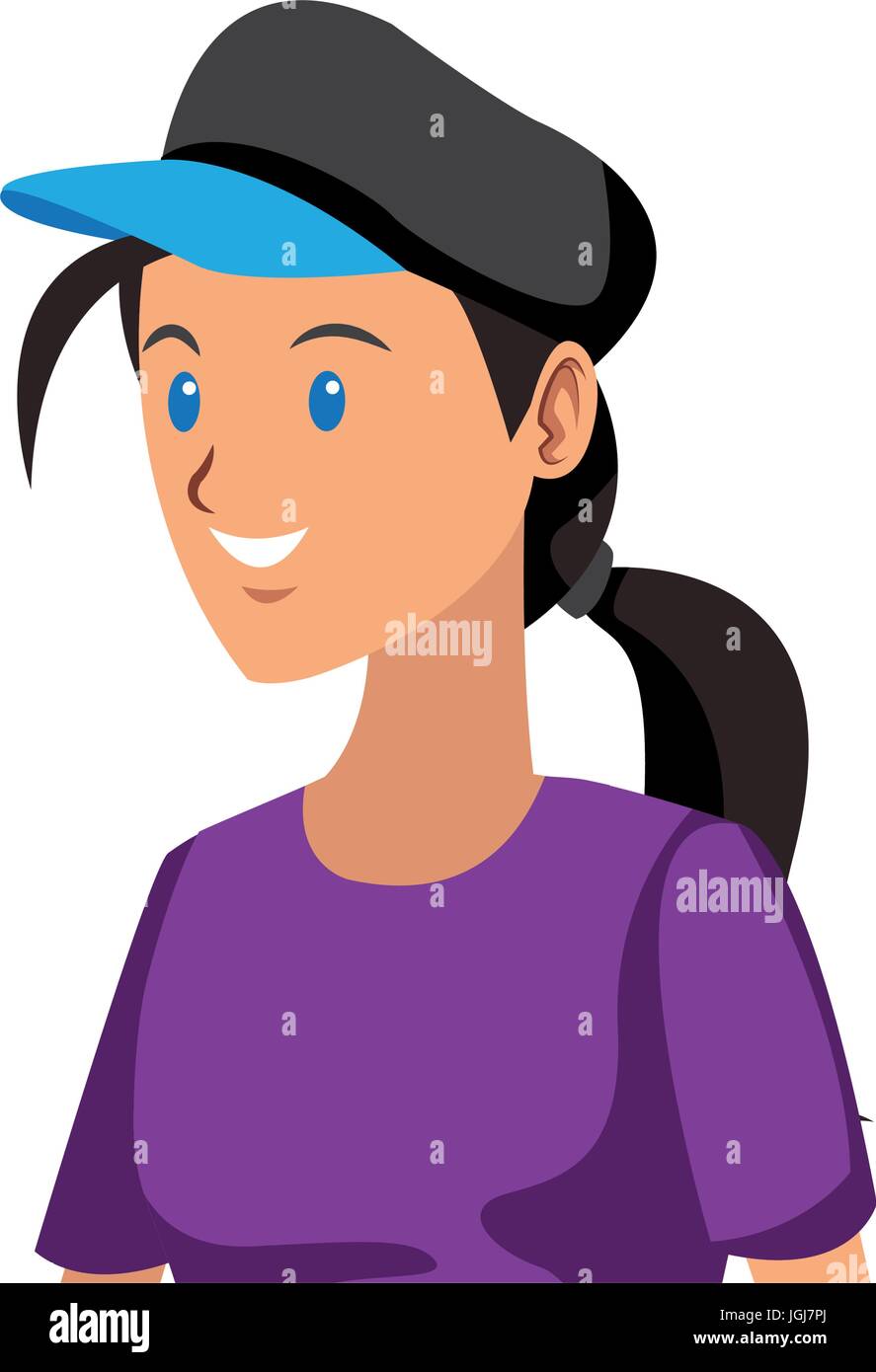 beautiful student girl character avatar image Stock Vector Image & Art ...