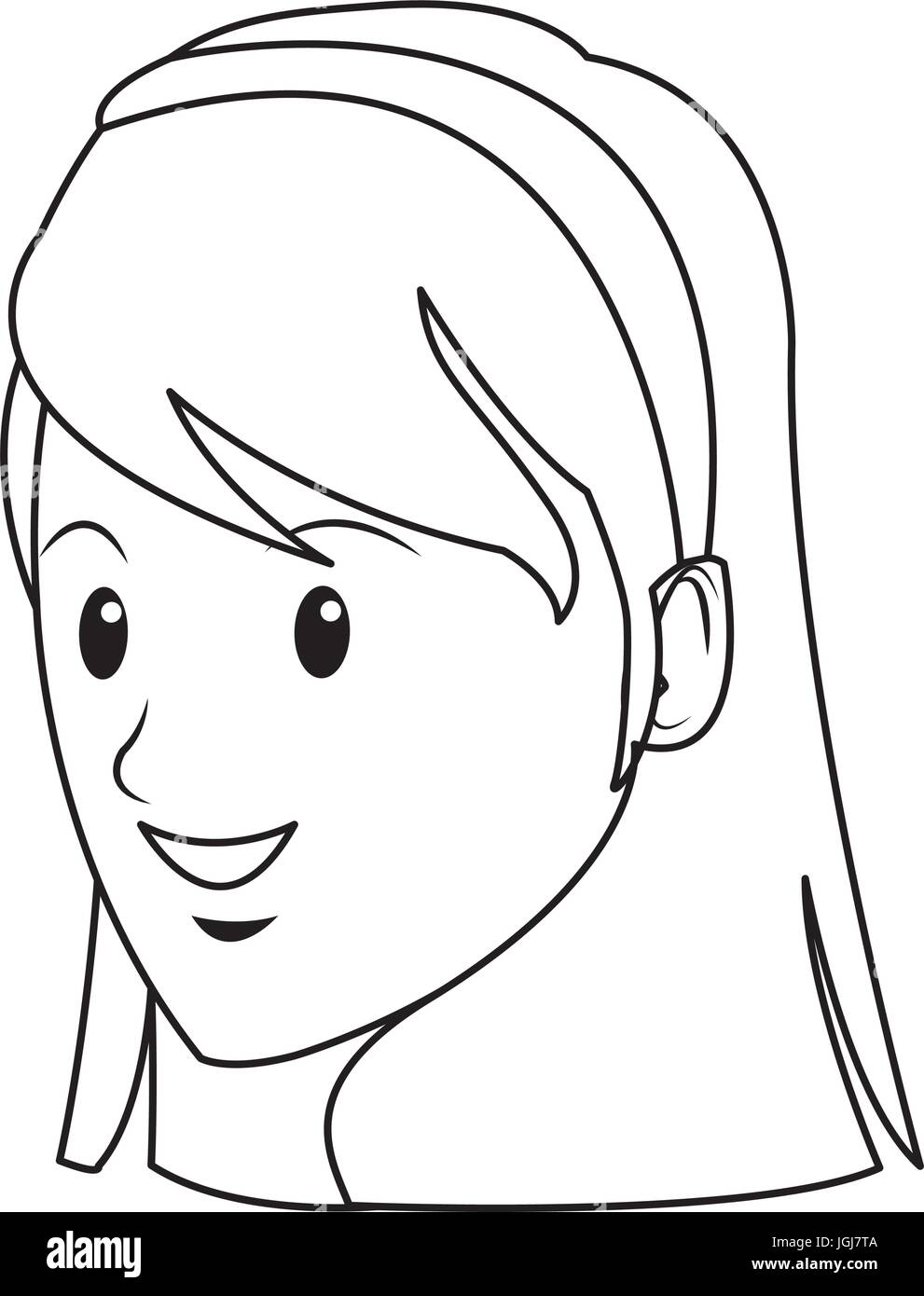 Student Head Outline