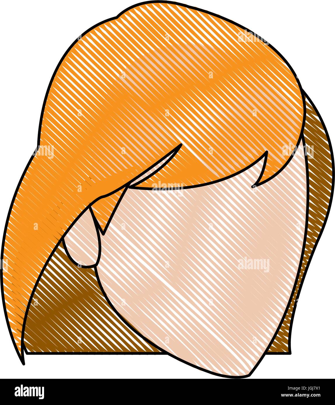 cartoon face young girl student Stock Vector Image & Art - Alamy